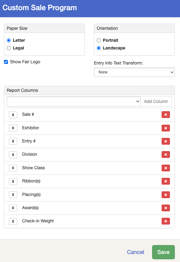 Custom Sale Order – FairEntry Help Center