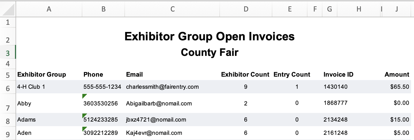 Exhibitor Groups – FairEntry Help Center