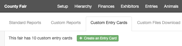 Creating Custom Entry Cards – FairEntry Help Center