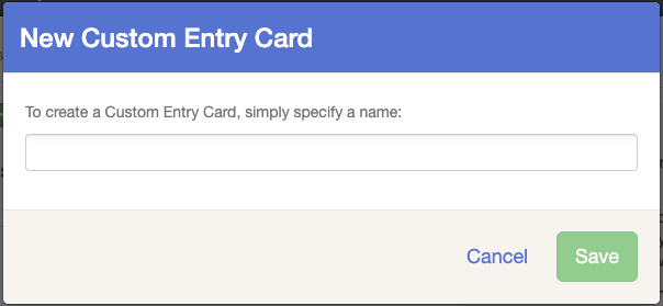 Creating Custom Entry Cards – FairEntry Help Center