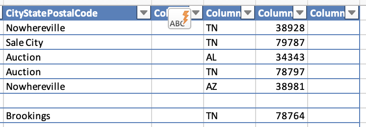 Splitting Data into Separate Columns in Excel – FairEntry Help Center